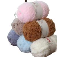 China 2023 New Model 100% Polyester Coral Velvet Fleece Yarn  Knitting Sweaters 50g/roll for sale