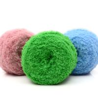 China Wholesale fancy Chunky colorful yarn fleece coral for knitting sweaters coral velvet yarn for sale