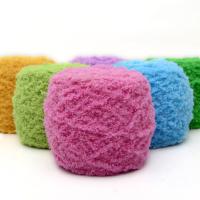 China Wholesale fancy Chunky colorful yarn fleece coral for knitting sweaters coral velvet yarn for sale