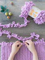 China Wholesale Hand Knitting Super Chunky Bulky Woven Finger Loop Yarn for  Baby Blanket for sale