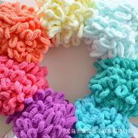China 100% Polyester  DIY Puffy Fine Velvet Blanket Fancy Yarn Chunky Finger Loop Chenille Yarn  For Blanket for sale