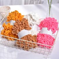 China 100% Polyester  DIY Puffy Fine Velvet Blanket Fancy Yarn Chunky Finger Loop Chenille Yarn  For Blanket for sale