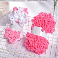 China Factory Direct Sale 50g/roll 4M Puffy 100% Polyester Finger Loop Yarn Chunky Chenille Yarn Blanket for sale