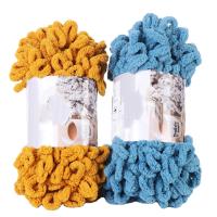 China High comment 100% Polyester Finger Loop Yarn Thick Yarn Super Chunky For Baby For Blanket for sale