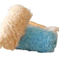China knitting fancy wool mink yarn feather yarn for hand knitting faux fur sweater for sale