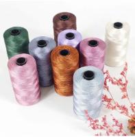China Wholesale From Factory Ice Silk Yarns Summer Bright Silk Thread For Crochet Hand Knitting Acrylic Cool Ice Silk Yarn for sale