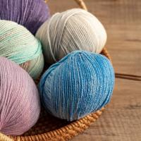 China 100% wool 50g/ball  knitting and weaving bulk wool yarn for the carpet for sale