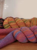 China Rainbow Color 50g 180 Meters 100% Australia Merino Wool Cheap Price wool yarn for knitting for sale