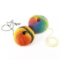 China Factory  DIY knitting 100% Wool Yarn for Hand knitting wholesale shawl dyed wool yarn for sale