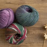 China rainbow mohair silk blend fancy colorful cake yarn hand knitting yarn in stock for sale