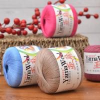 China New arrival multi color super soft 50g/roll 100% natural linen fiber for crochet for sale