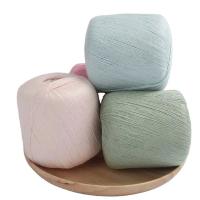 China New arrival multi color super soft 50g/roll 100% natural linen fiber for crochet for sale