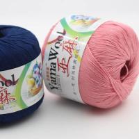 China New arrival multi color super soft 50g/roll 100% natural linen fiber for crochet for sale