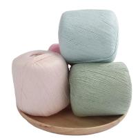 China High quality cheap price 100% pure linen yarn customized dye flax yarn for weaving and knitting for sale