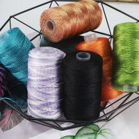 China Wholesale Colorful Decorative DIY Braided Cord 3mm Rope Macrame Cord Cotton Braided Rope Cord for sale