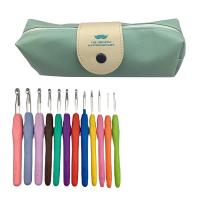 China Rugs and Carpets Multi-Color crochet needles knit Handle Crochet Hooks Knitting Set for sale