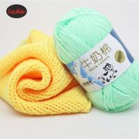 China 800n Strength 5ply Crochet Yarn Milk Cotton 100% Acrylic Yarn For Baby Knitting Sweater for sale