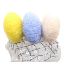 China Gradual Angola Amorous Mohair Wool Yarn Plush Fine Wool OE Crochet Hand Knitting Yarn for sale