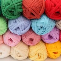 China Factory direct wholesale Knitting Crochet Yarn Pet Cave T-Shirt Fabric Crochet Bag Materials for sale