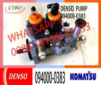 China 094000-0383 DENSO Diesel Engine Fuel pump 094000-0383 6156-71-1112 for KOMATSU excavator PC400-7 PC450-7 for sale