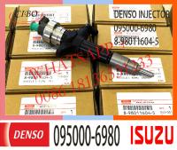 China Genuine New 4JJ1 Dmax 3.0L 095000-6980 Common Rail Injector 8-98011604-5 8-98011604-1 For Isuzu 4JJ1 for sale
