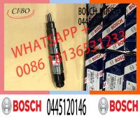 China Genuine Neutral New Common Rail Injector 0445120146 For Daewoo / Doosan 65104017006 65.10401-7006 for sale