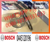 China Genuine Neutral New Injector 0445120128 0445120196 Common Rail Fuel Diesel Injector for Liebherr 10117168 10490018 for sale