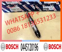 China Genuine Neutral New Injector 0445120128 0445120196 Common Rail Fuel Diesel Injector for Liebherr 10117168 10490018 for sale