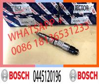 China Genuine Neutral New Injector 0445120128 0445120196 Common Rail Fuel Diesel Injector for Liebherr 10117168 10490018 for sale