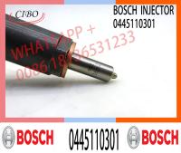 China High quality long warranty Neutral new injector 0445110301 Common Rail Fuel Diesel Injector For VM Motori 15062054F for sale