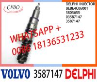 China Common Rail Fuel Diesel Injector BEBE4C06001 3587147 3803655 03587147 E1 for VOL truck 9.0 LITRE INDUSTRIAL for sale