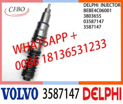 China Common Rail Fuel Diesel Injector BEBE4C06001 3587147 3803655 03587147 E1 for VOL truck 9.0 LITRE INDUSTRIAL for sale