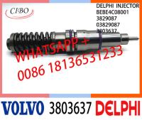 China Common Rail Fuel Diesel Injector BEBE4C08001 3803637 3829087 03829087 E1 for VOL truck 16 LITRE INDUSTRIAL for sale