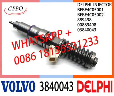 China Common Rail Fuel Diesel Injector BEBE4C05001 BEBE4C05002 3840043 889498 03840043 E1 for VOL TRUCK 9.0 LITRE MARINE for sale