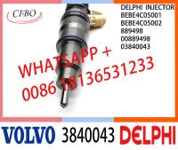 China Common Rail Fuel Diesel Injector BEBE4C05001 BEBE4C05002 3840043 889498 03840043 E1 for VOL TRUCK 9.0 LITRE MARINE for sale