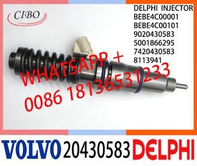 China Common Rail Fuel Diesel Injector BEBE4C00001 BEBE4C00101 20430583 8113941 5001866295 9020430583 E1 for  VOL D12 TRUCK for sale