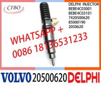 China Common Rail Fuel Diesel Injector BEBE4C03001 BEBE4C03101 20500620 85000190 7420500620  E1 for  VOL 9.0 LITRE TRUCK for sale