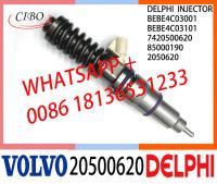 China Common Rail Fuel Diesel Injector BEBE4C03001 BEBE4C03101 20500620 85000190 7420500620  E1 for  VOL 9.0 LITRE TRUCK for sale