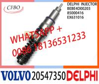 China 20547350 BEBE4D00203 Common Rail Fuel Diesel Injector BEBE4D00203 20547350 85000416 EX631016 E1 for VOL FH12 TRUCK for sale