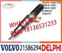 China Common Rail Fuel Diesel Injector BEBE4C15001 BEBE4C10001 21586294 03586247 3586247  E1 for VOL 9.0 LITRE TRUCK for sale