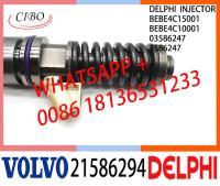 China Common Rail Fuel Diesel Injector BEBE4C15001 BEBE4C10001 21586294 03586247 3586247  E1 for VOL 9.0 LITRE TRUCK for sale