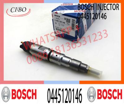 China Genuine Neutral New Common Rail Injector 0445120146 For Daewoo / Doosan 65104017006 65.10401-7006 for sale