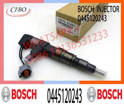China Genuine Neutral New Common Rail Fuel Diesel Injector 0445120243 For Hino 23670-E0490 23670E0490 for sale