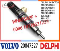China Common Rail Fuel Diesel Injector 20847327 BEBE4D03201 BEBE4D03001 BEBE4D03101 BEBE4D34001 E3.18  for VOL CONSTRUCTION for sale