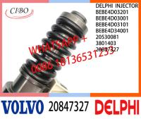 China Common Rail Fuel Diesel Injector 20847327 BEBE4D03201 BEBE4D03001 BEBE4D03101 BEBE4D34001 E3.18  for VOL CONSTRUCTION for sale