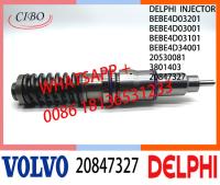 China Common Fuel Diesel Injector 20847327 BEBE4D03201 20530081 BEBE4D03001 3801403 BEBE4D34001 E3.18  for VOL D12 TIER 3 for sale