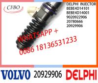 China 20929906 Fuel Diesel Injector 20929906 BEBE4D14101 BEBE4D14001 9020922906 20780666 E3.18 for VOL D16 3512 TIER 3 for sale