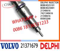 China Fuel Diesel Injector 21371679 BEBE4D25101 BEBE4D25001 21340616 85003268 E3.18 for VOL MD13 EURO 5 LOW POWER for sale