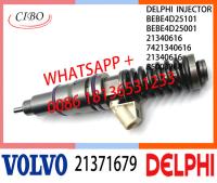 China Fuel Diesel Injector 21371679 BEBE4D25101 BEBE4D25001 21340616 85003268 E3.18 for VOL MD13 EURO 5 LOW POWER for sale