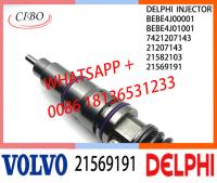 China Fuel Diesel Injector 21569191 BEBE4J00001 BEBE4J01001 21207143 21582103 7421207143 E3.18 for VOL MD11 EURO 5 HIGH POWE for sale